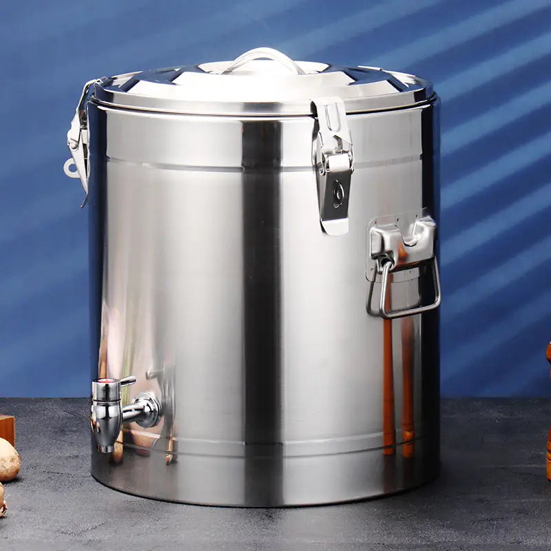 Stainless Steel Insulated Soup/Tea/Water Barrel with Faucet/kettle ...