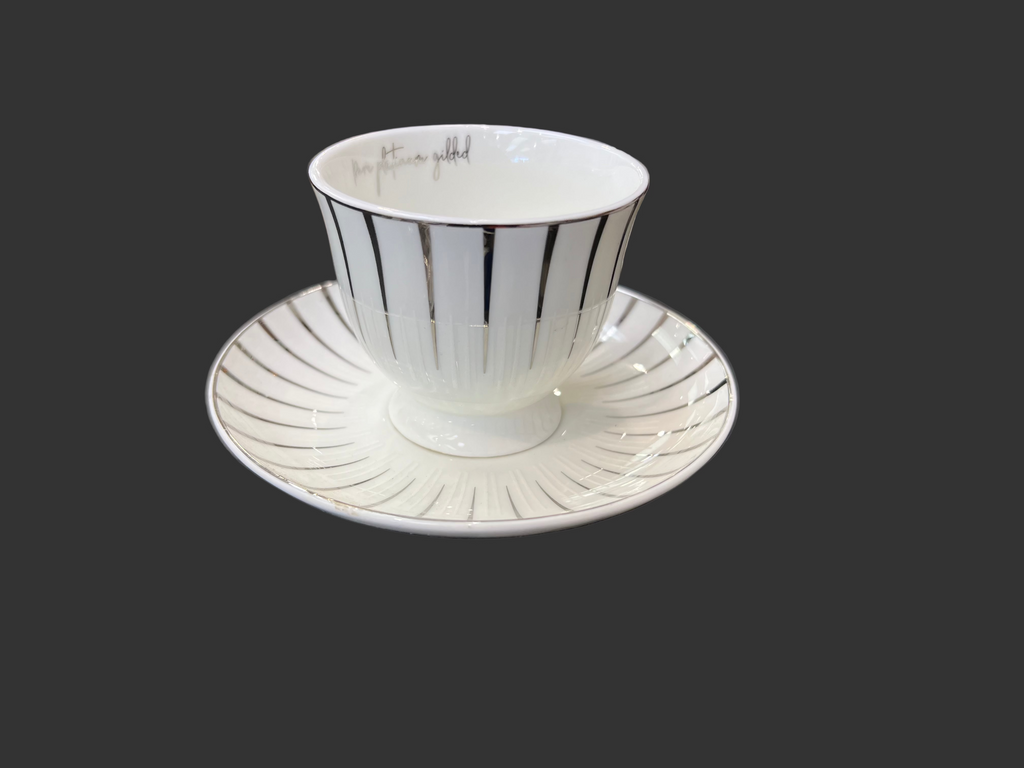 Mark Cup and saucer set of 6 Swrnim deco 5070 – The Kitchen Warehouse