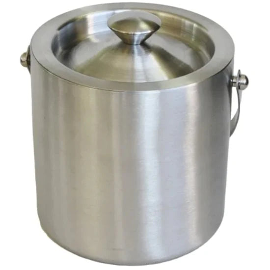 Classic essential Stainless Steel Ice Cube Bucket Plain – The Kitchen ...