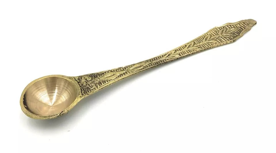 Traditional Brass charanamrit Pooja Spoon – The Kitchen Warehouse