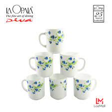 La Opala Diva Coffee Mug Blue Bells 320ml 1pc – The Kitchen Warehouse